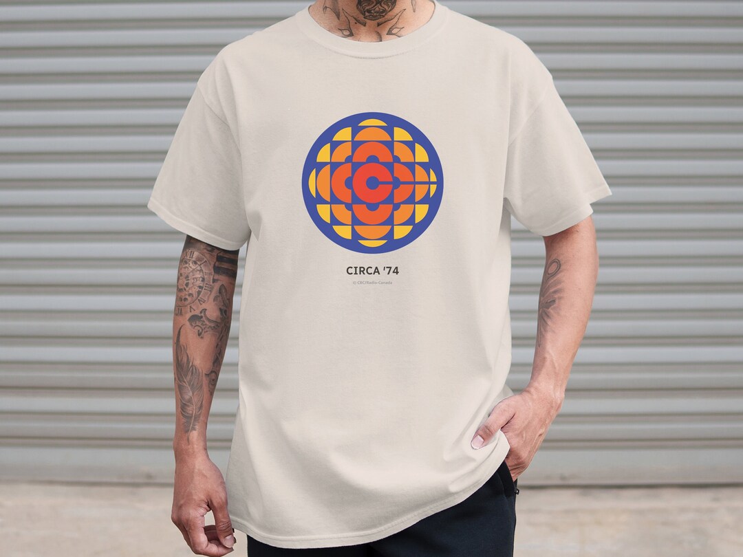 All the CBC Logo's Heavy Weight Cotton T-shirt on Natural , Iconic 1974 ...