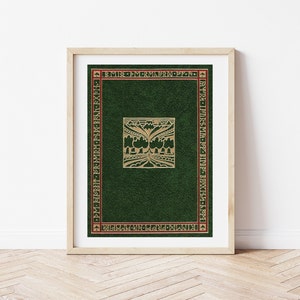 The Hobbit Poster J.R.R. Tolkien Book Cover Art Print | Etsy