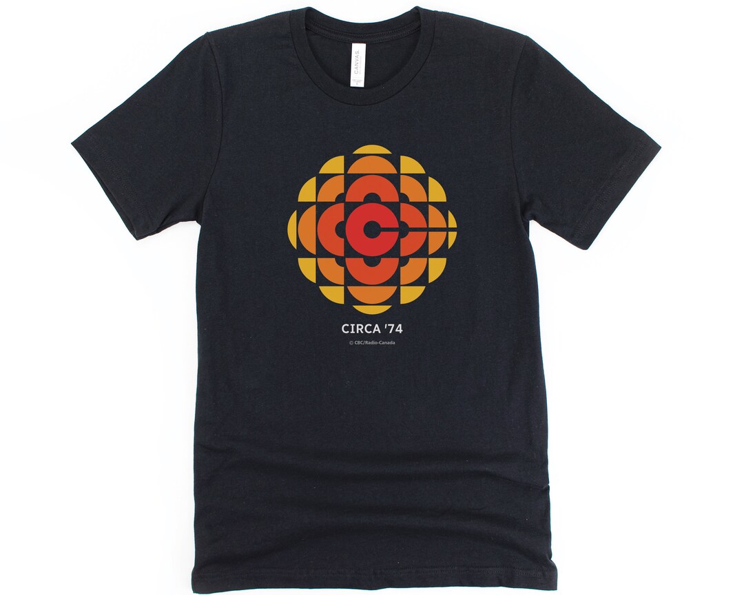 Premium CBC 1974 Logo T-Shirt, Cbc Radio Canada Merchandise, Retro T ...