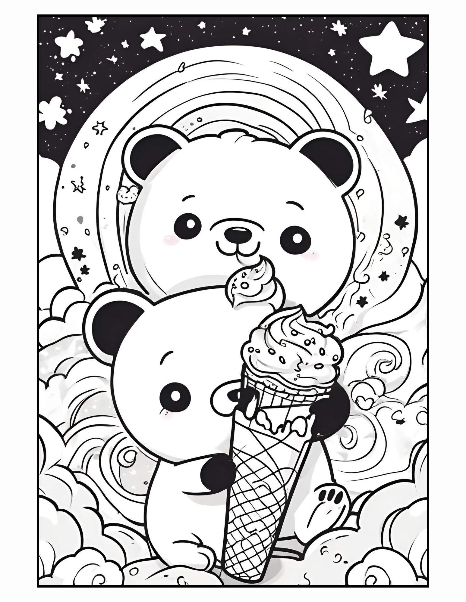 Kawaii Coloring Pages | 20 Pages | Cute Coloring Pages | Adorable ...