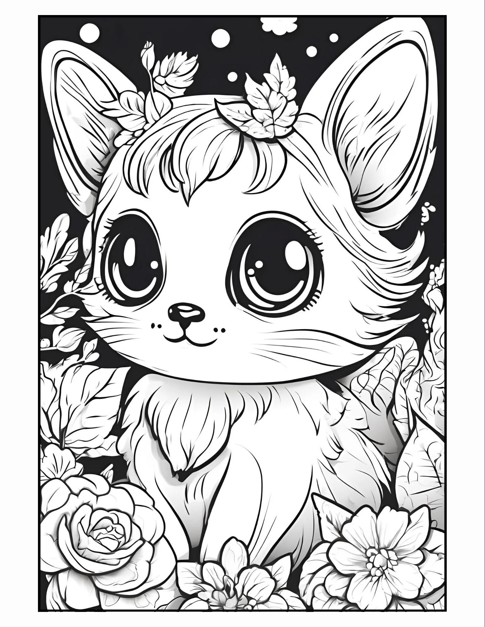 Kawaii Coloring Pages | 20 Pages | Cute Coloring Pages | Adorable ...
