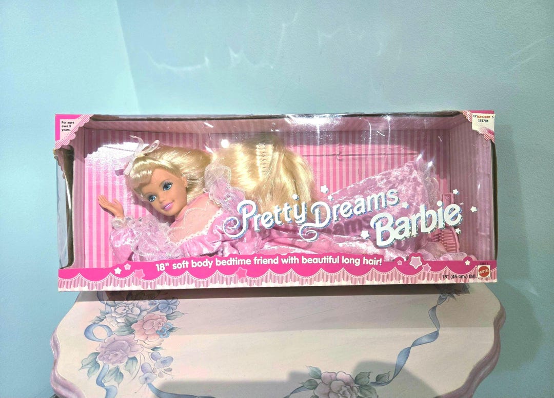 BIG DOLL 45cm or 18 Inches Barbie Pretty Dreams 1995 Year Soft Body ...