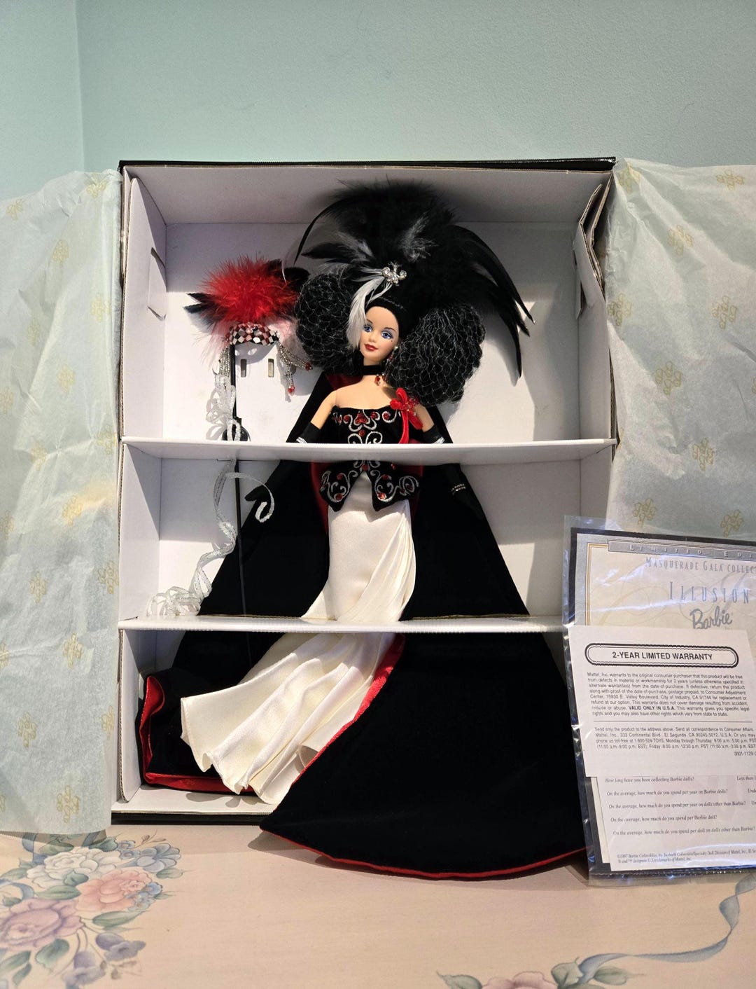 Barbie Masquerade Gala Collection Illusion Limited Edition 1997 Year ...