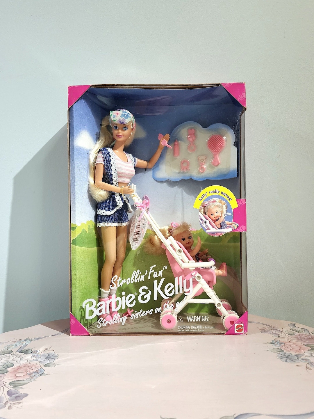 Barbie Strollin' Fun 1995 Y., With Kelly, Baby, Vintage Barbie, Barbie ...