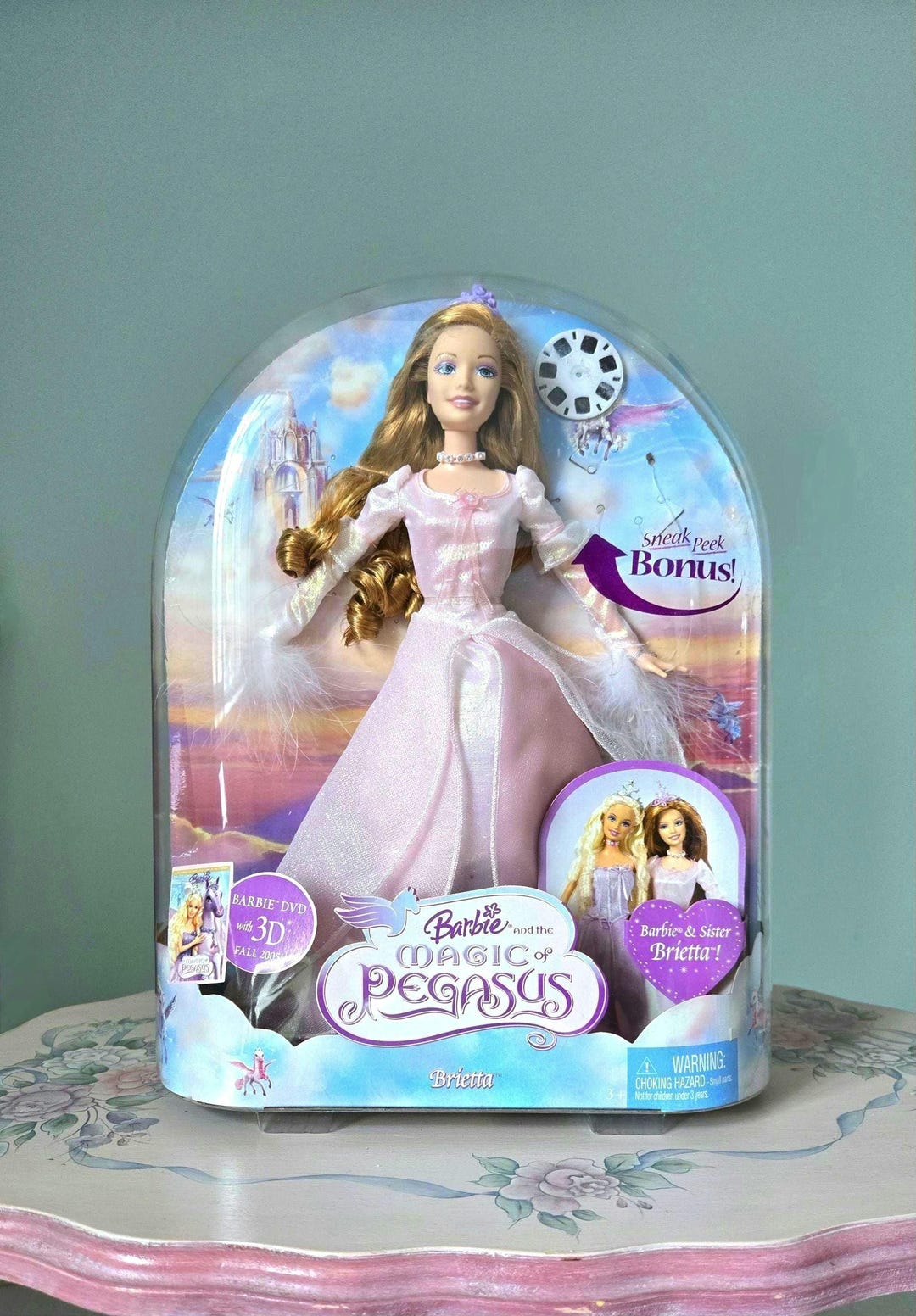 VERY RARE Barbie Magic of Pegasus Brietta Collectable Barbie Doll Toy ...