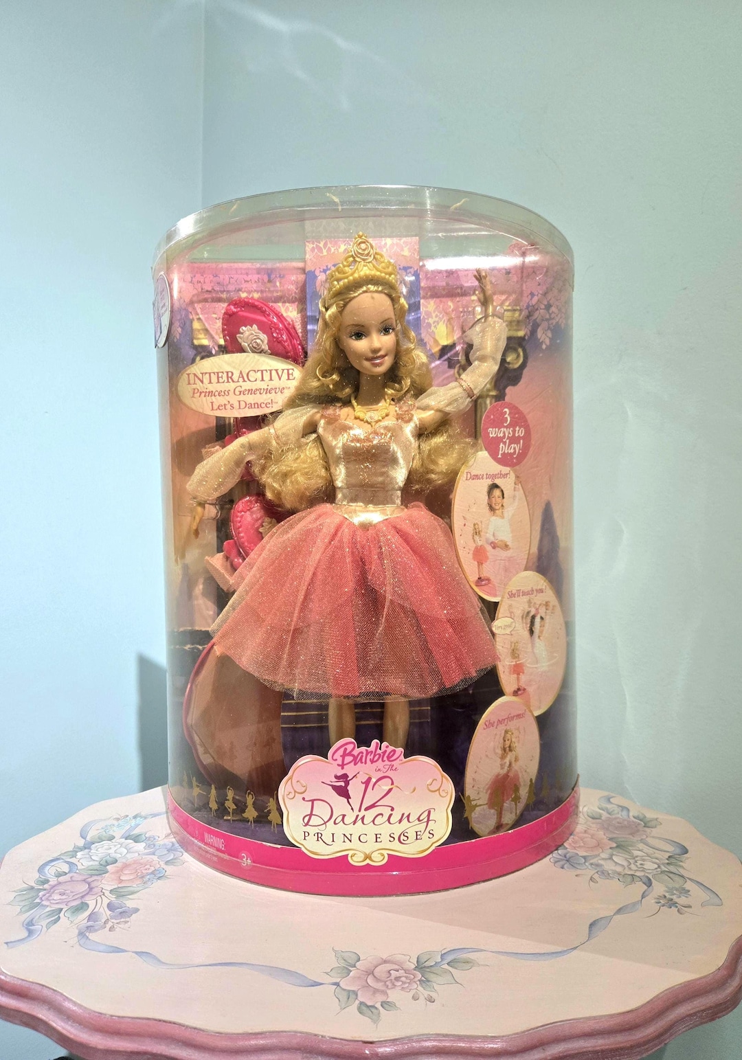 BIG DOLL, Barbie 12 Dancing Princesses Genevieve INTERACTIVE, Lets ...