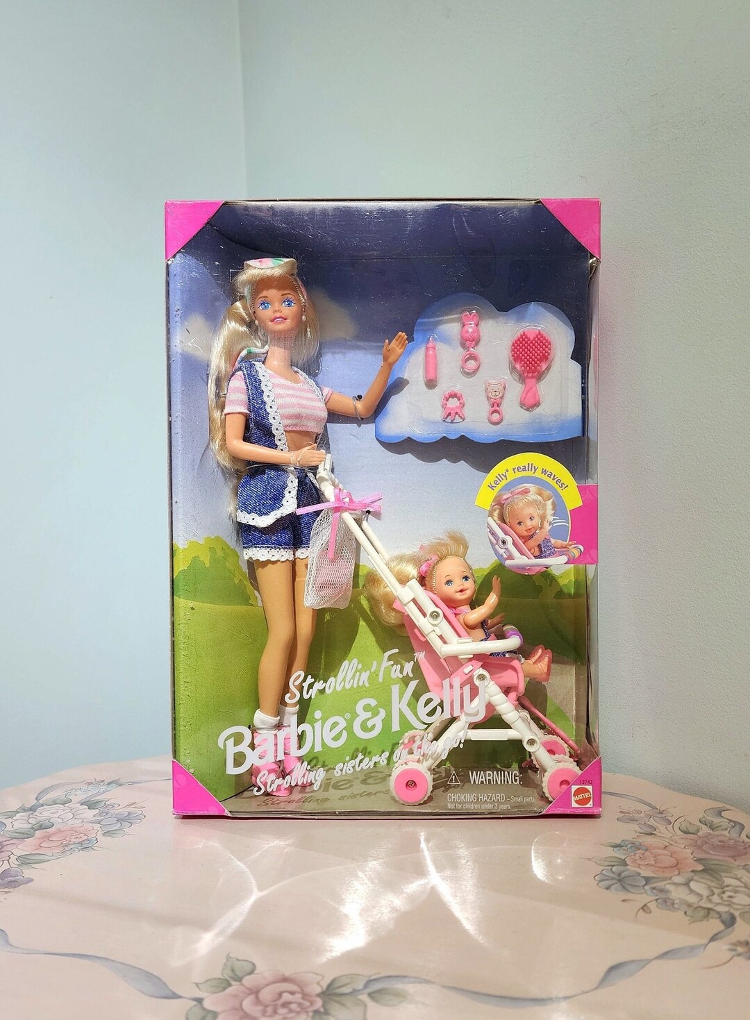 Barbie Strollin' Fun 1995 Y., With Kelly, Baby, Vintage Barbie, Barbie ...