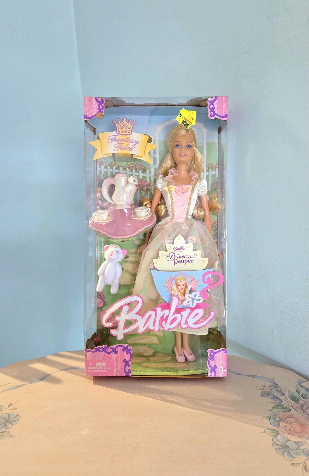 RARE Barbie the Princess and the Pauper Anneliese Fantasy Tales Tea ...