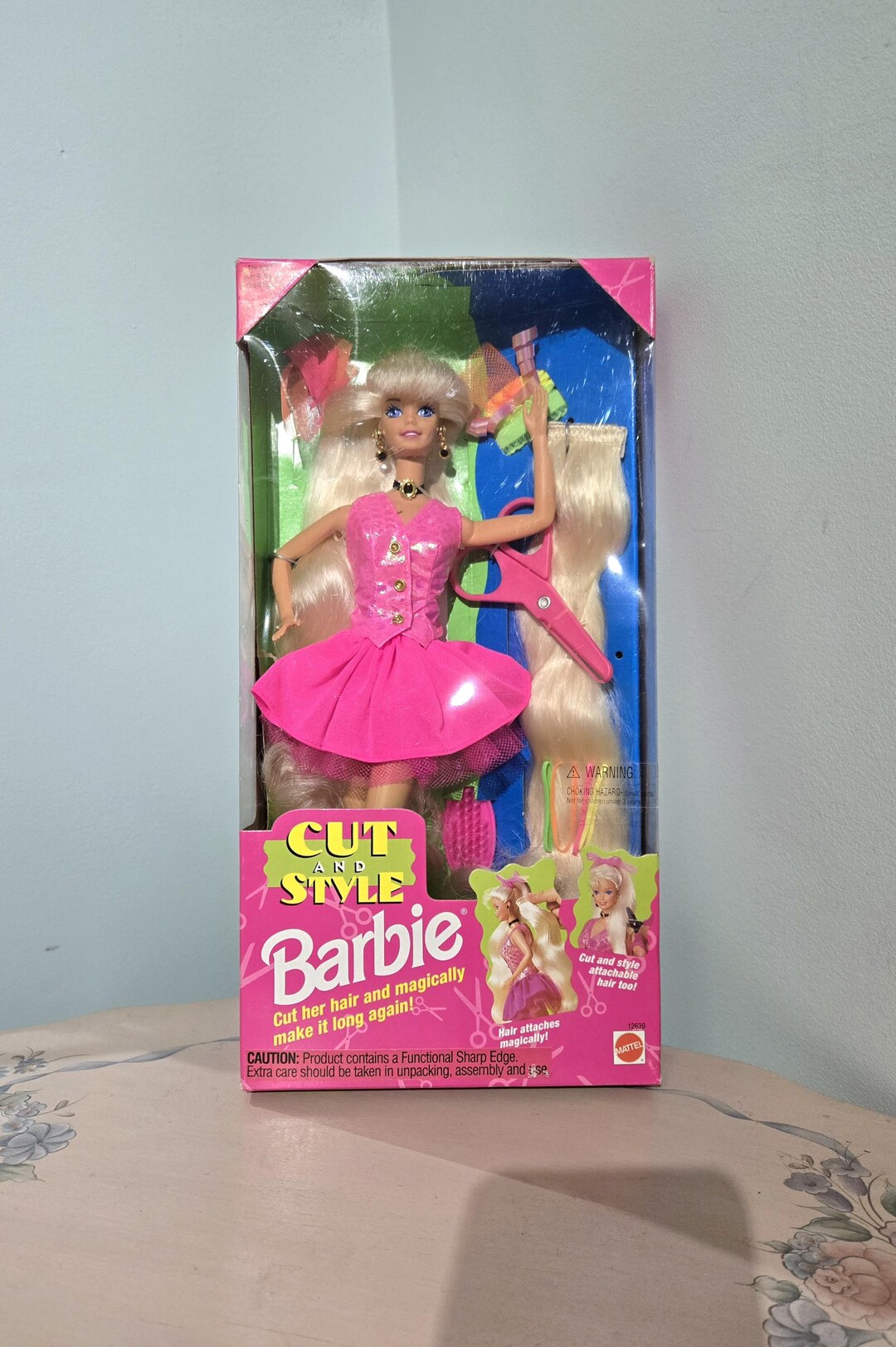 Barbie Cut and Style 1994 Year Long Hair Attachable Vintage Barbie Doll ...