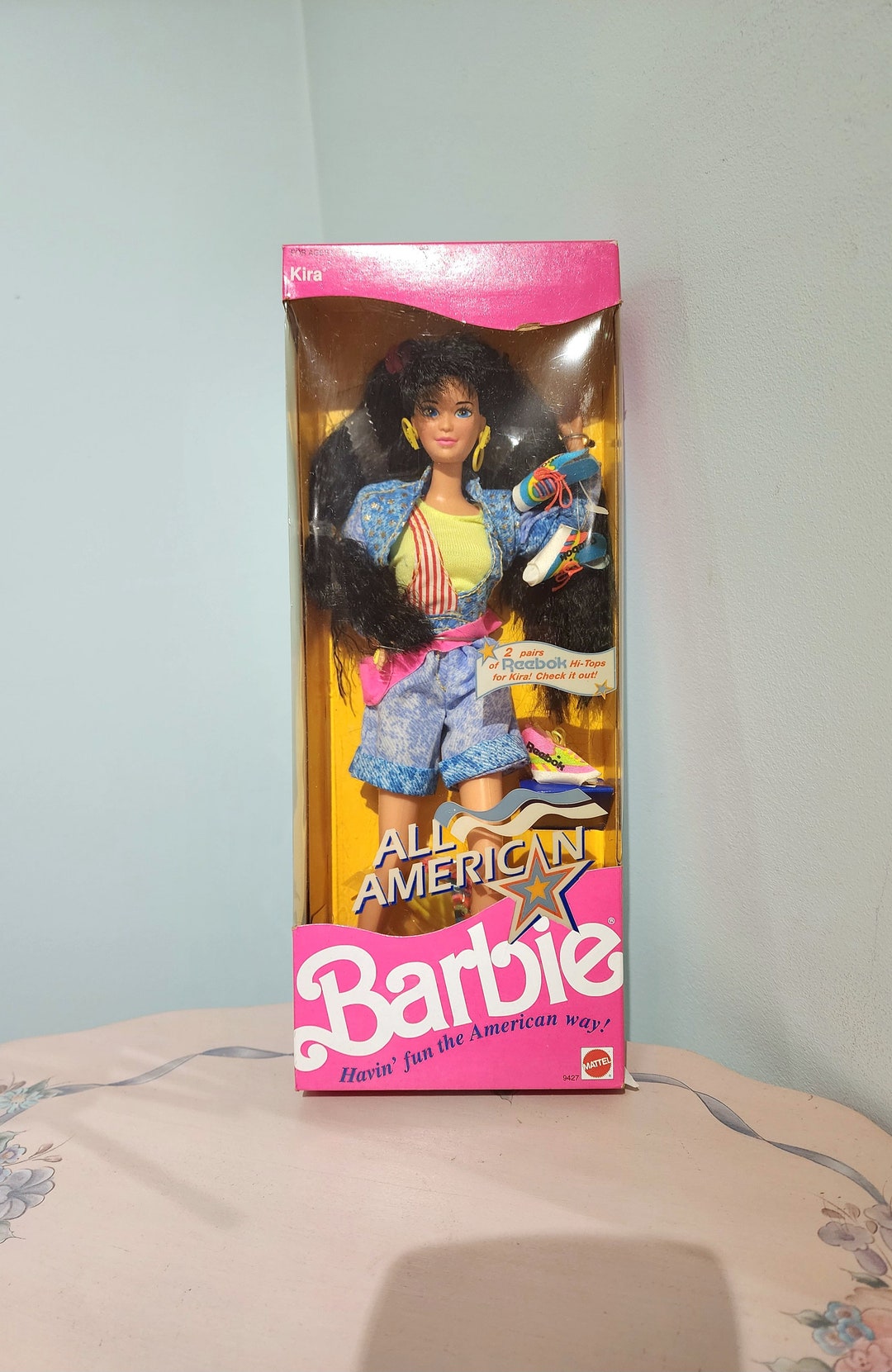 Barbie All American Kira 1990 Y, Black Hair, Vintage Barbie, Barbie ...