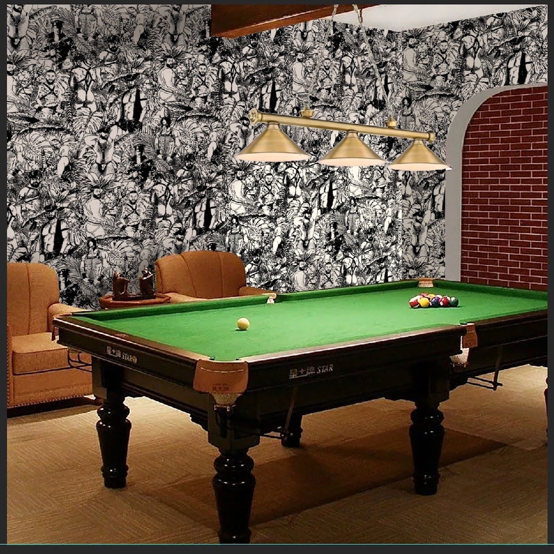 Wall Decor, THE MEAT RACK Peel and Stick Wallpaper - Etsy