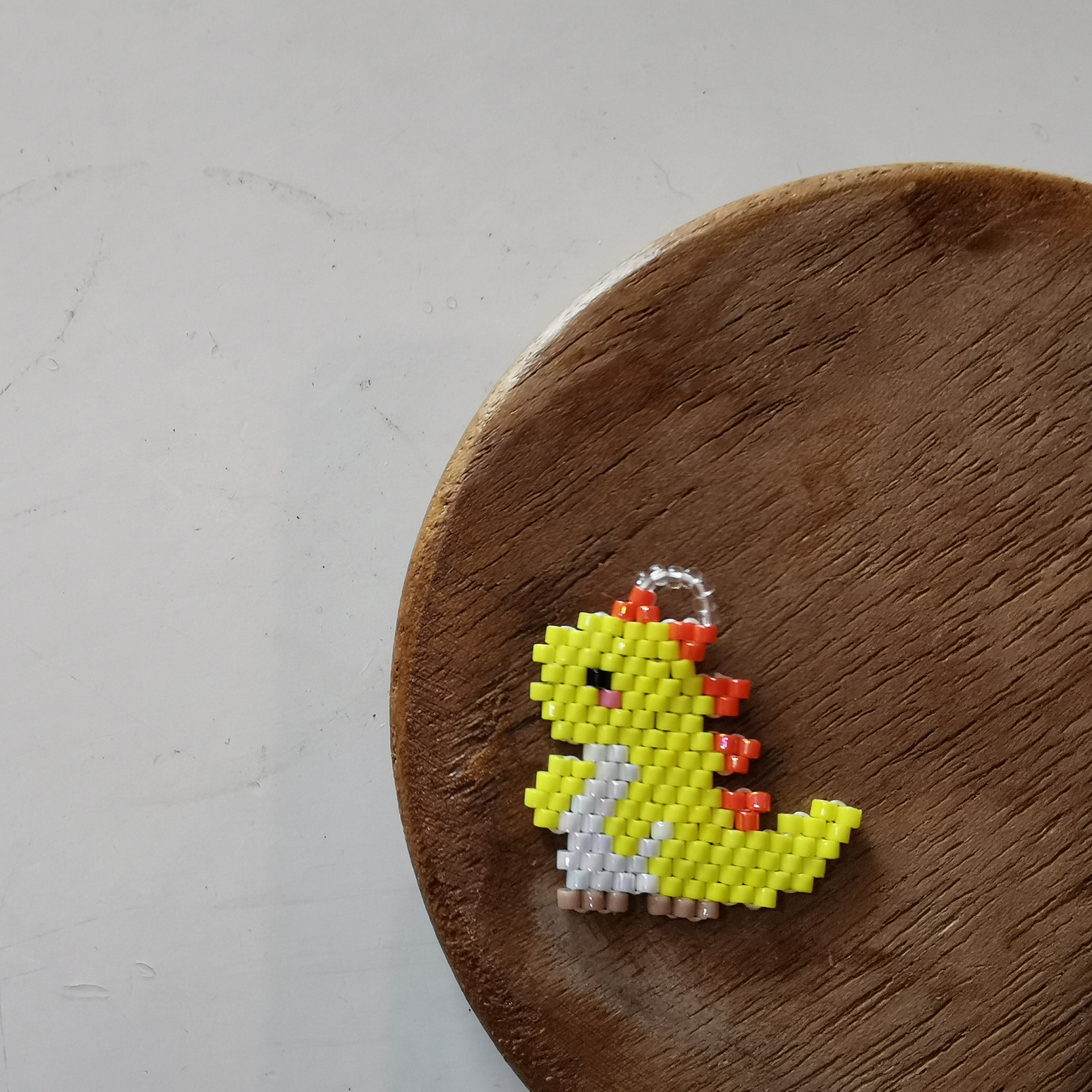 Beaded Godzilla Stitch Marker / Progress Keeper for Knitting Crochet ...