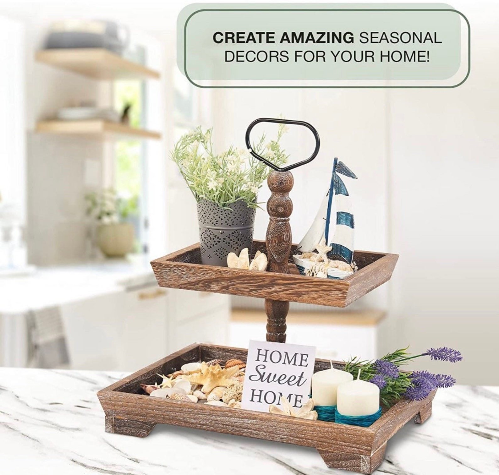 TIERED TRAY tiered Tray Tiered Tray Wood Tiered Tray - Etsy