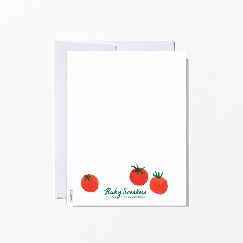 Tiny Tomato Baby Card - Etsy