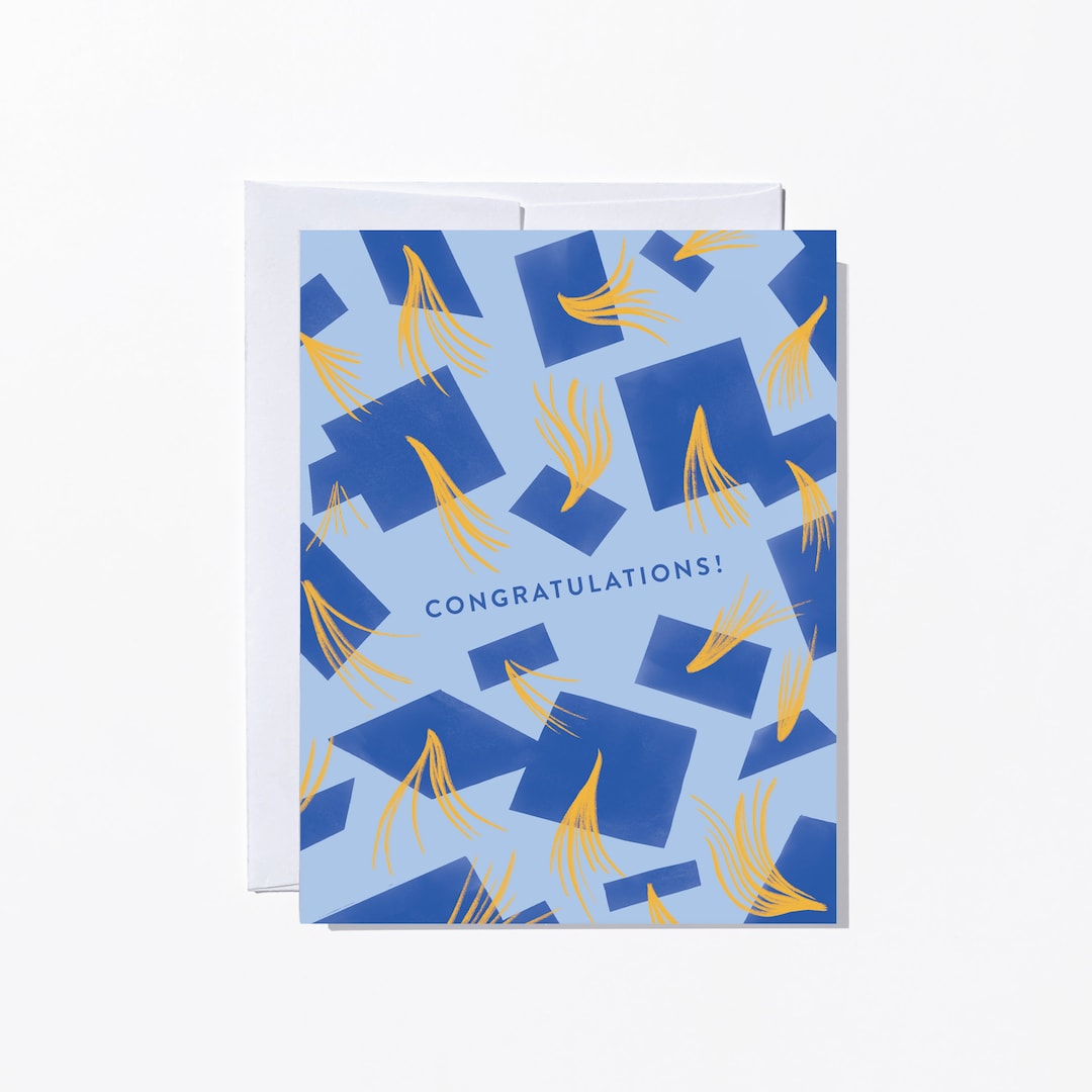 Graduation Congratulations Card, UCLA Blue and Gold - Etsy