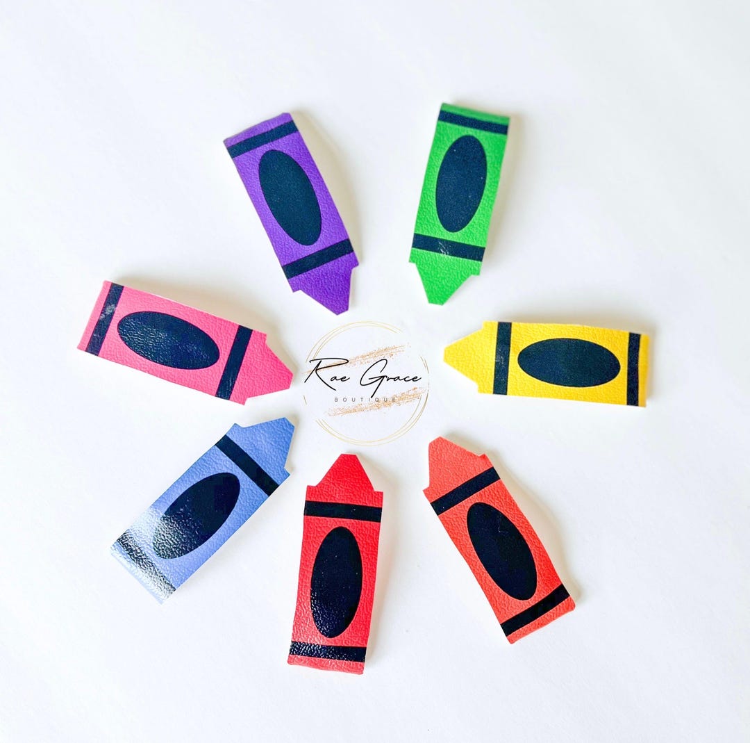 Crayon Snap Clip / School Snap Clip - Etsy