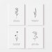 Set of 4 Be Thou My Vision Hymn Lyric Art Print / Hymn Quote ...
