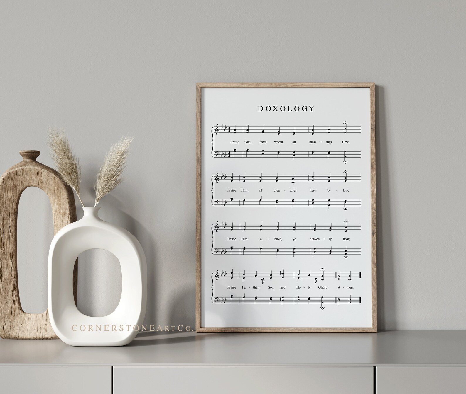 Doxology / Hymn Print / Hymn Wall Art / Hymn Sheet Music / | Etsy