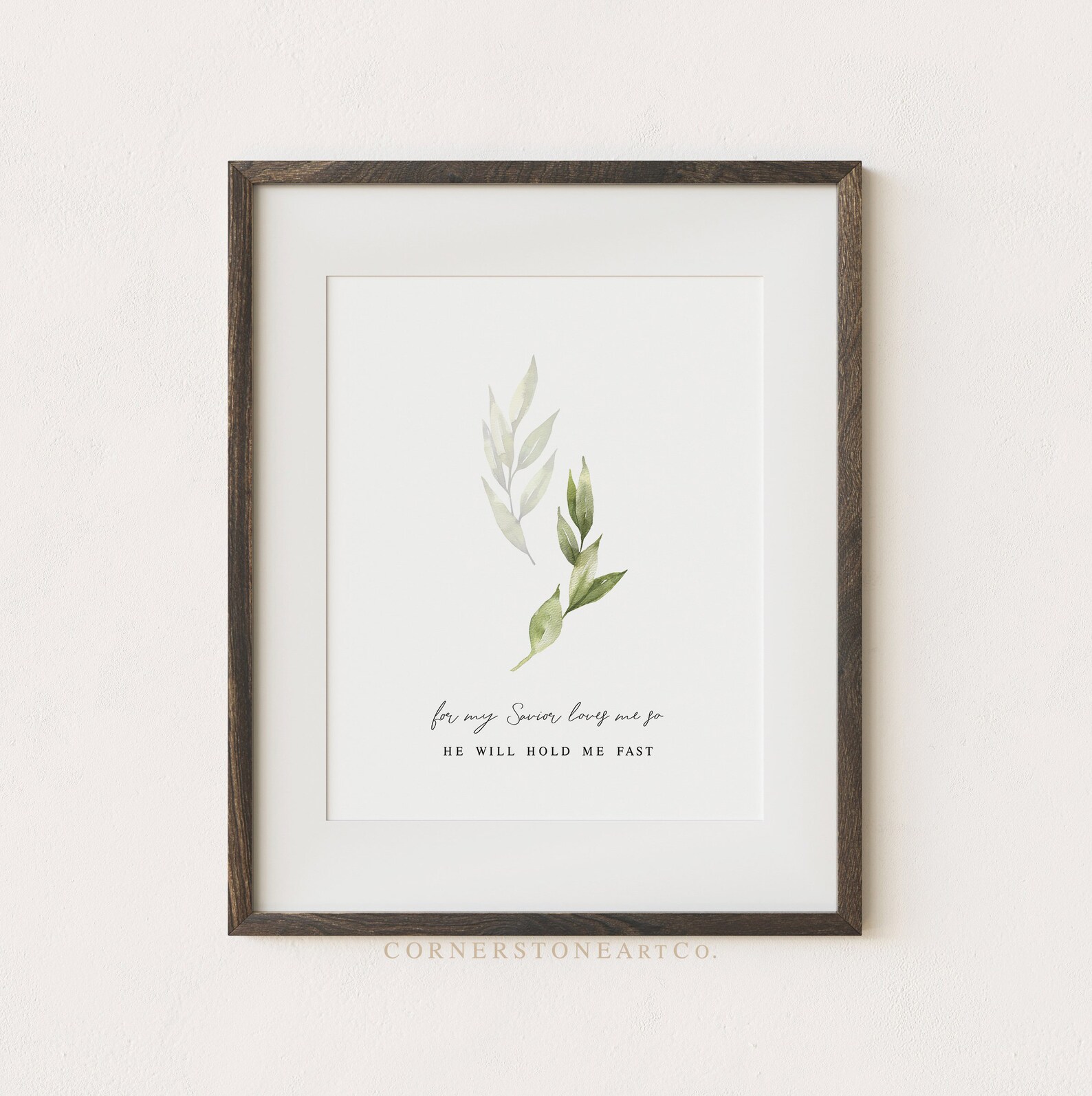 He Will Hold Me Fast / Christian Wall Art / Hymn Lyric / - Etsy