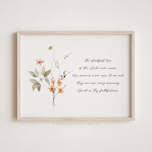 The Steadfast Love of the Lord Never Ceases / Great is Thy Faithfulness ...