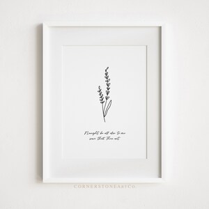 Set of 4 Be Thou My Vision Hymn Lyric Art Print / Hymn Quote ...