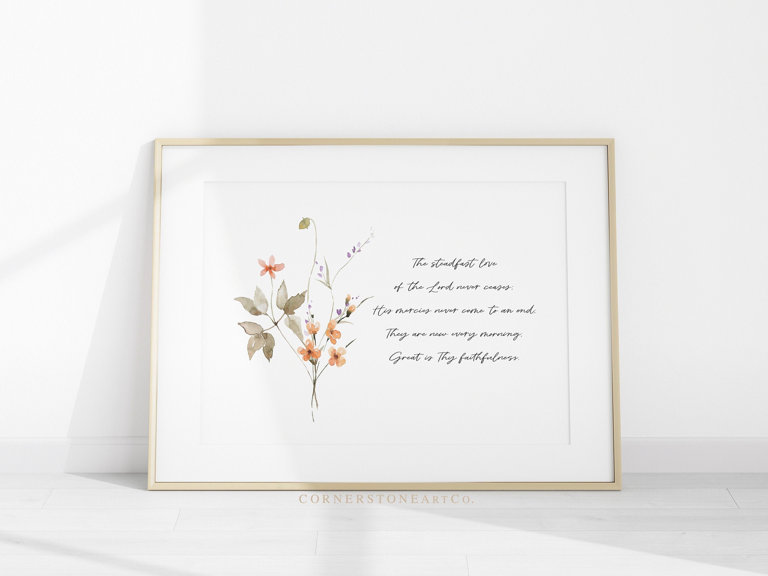 The Steadfast Love of the Lord Never Ceases / Great is Thy Faithfulness ...