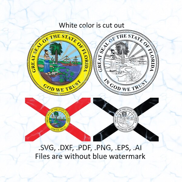 Florida Flag Svg - Etsy