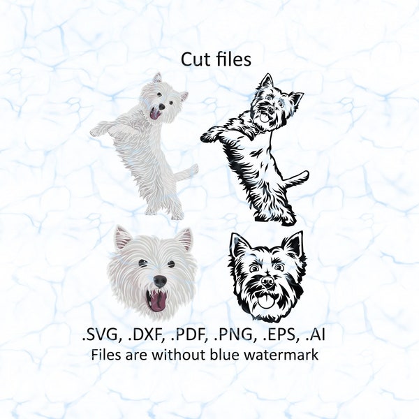 Westie Dxf - Etsy