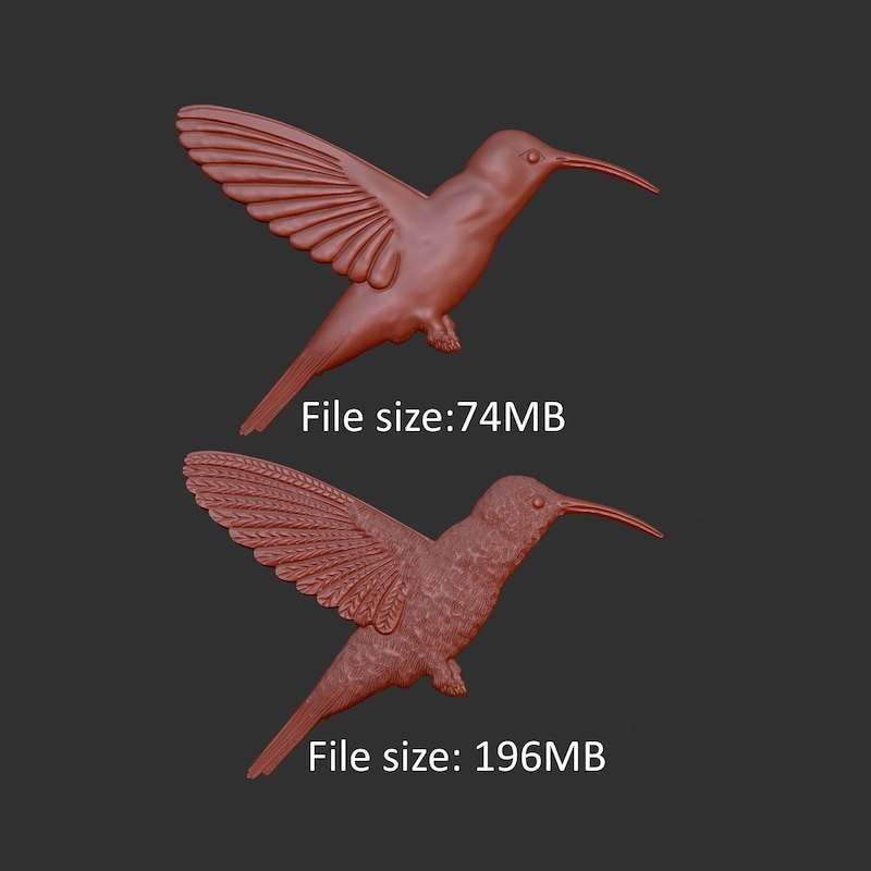Hummingbird Stl Files - Etsy
