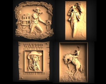 Stl Files Wild West - Etsy