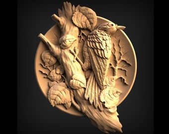 Woodpecker Stl - Etsy