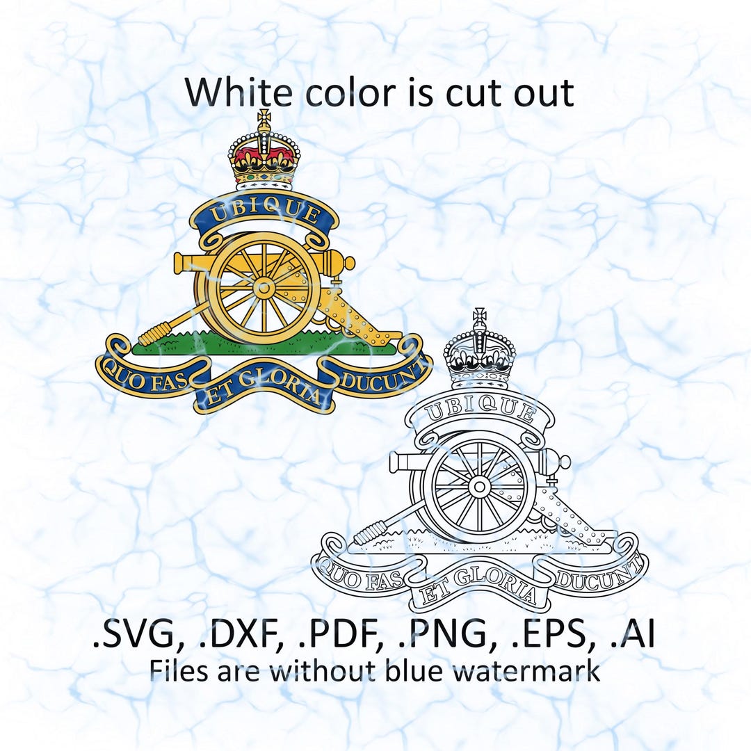 Royal Artillery (british Army) Svg Vector Files, Dxf, Pdf, Ai, Eps, Png ...