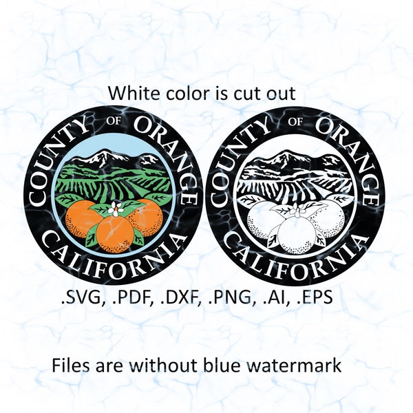 Orange County Svg - Etsy