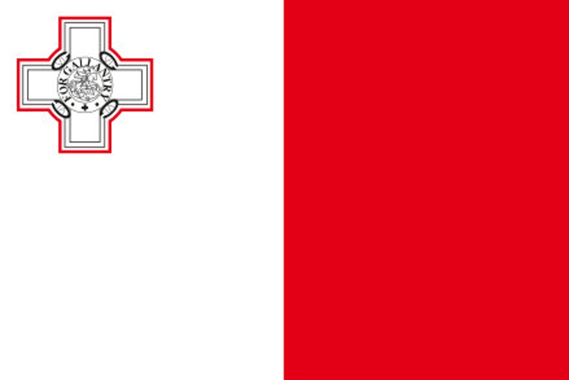 Flag of Malta vector svg file | Etsy