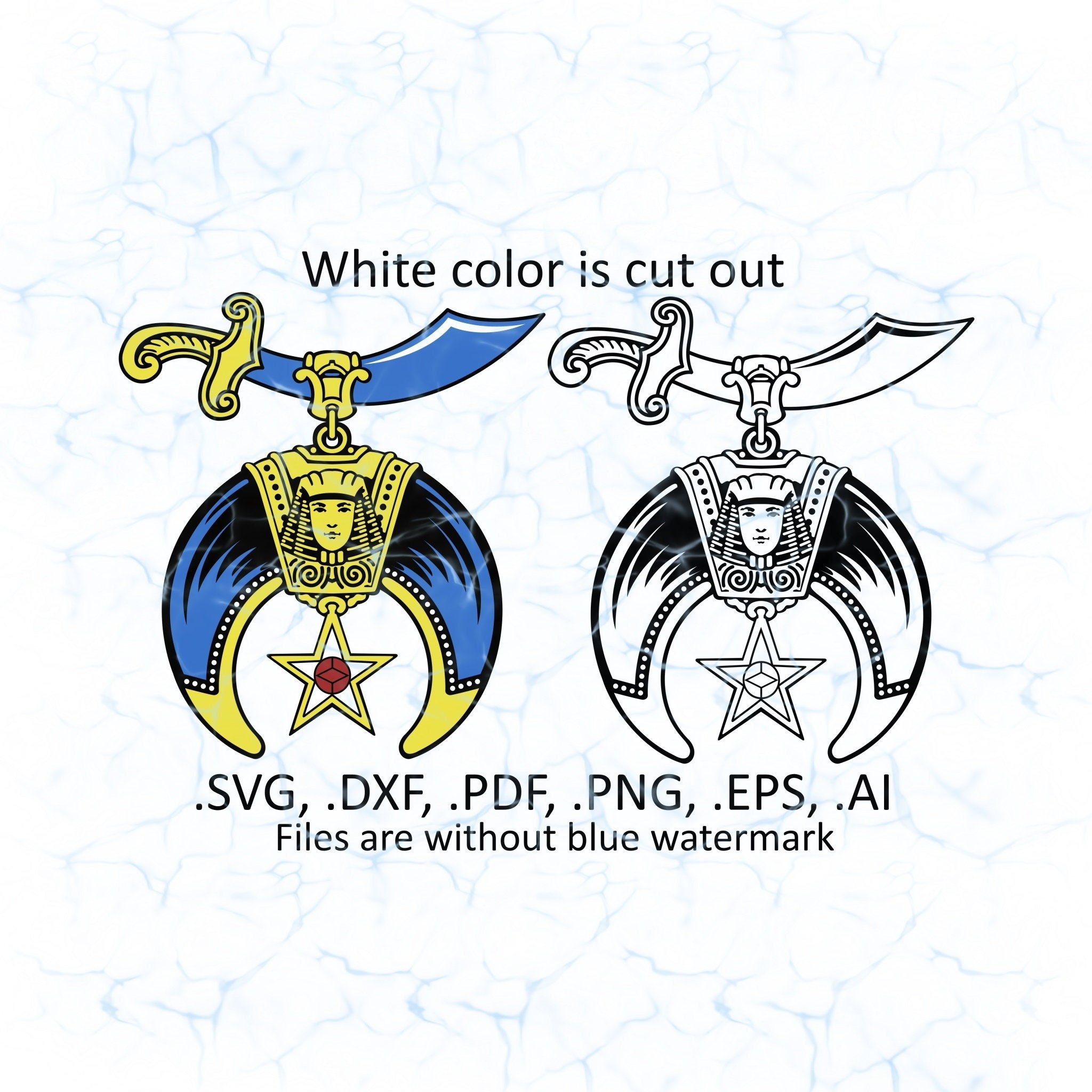 Shriner Svg Vector Files, Dxf, Pdf, Ai, Eps, Png Files, Shriners Logo ...