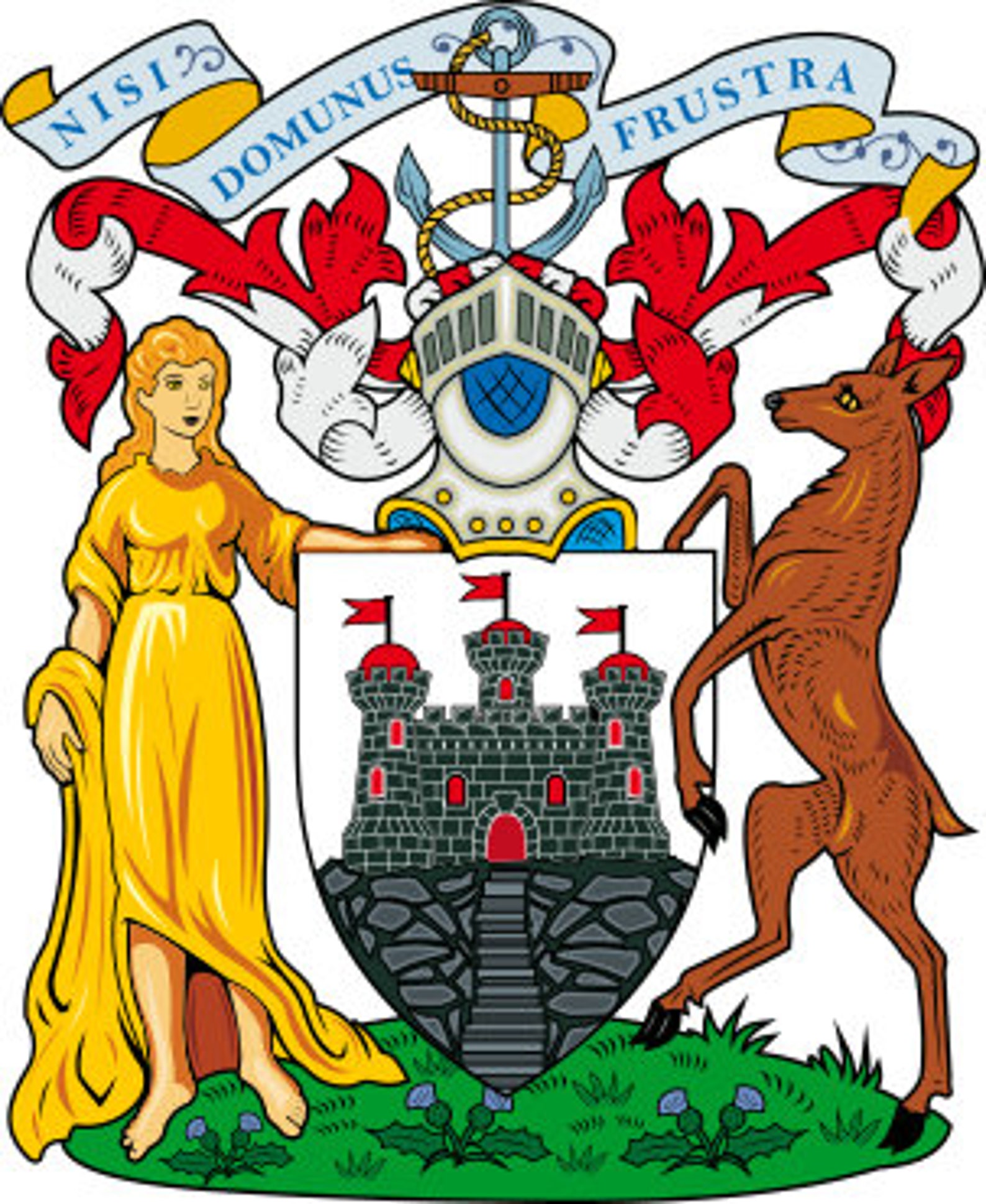 Coat of arms of Edinburgh vector svg file | Etsy