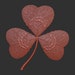 Clover Leaf 3d Stl Models, Relief Elements, CNC Router Engraver, CNC ...