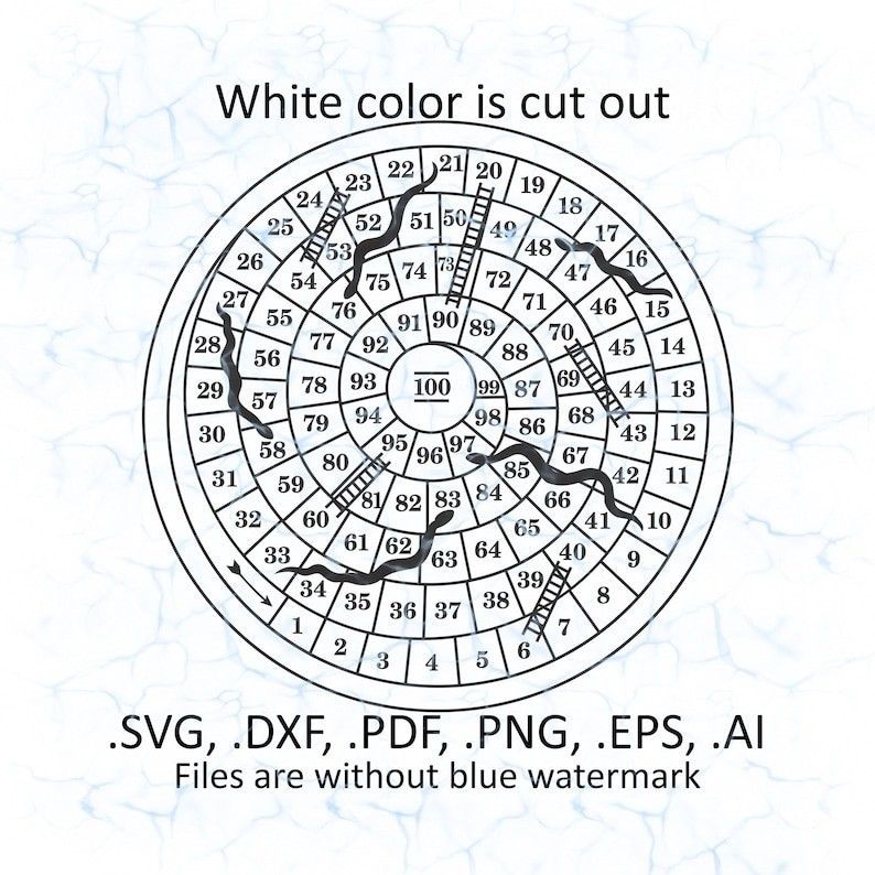 Snakes and Ladders Svg Vector, Pdf, Dxf, Ai, Eps, Png Files - Etsy