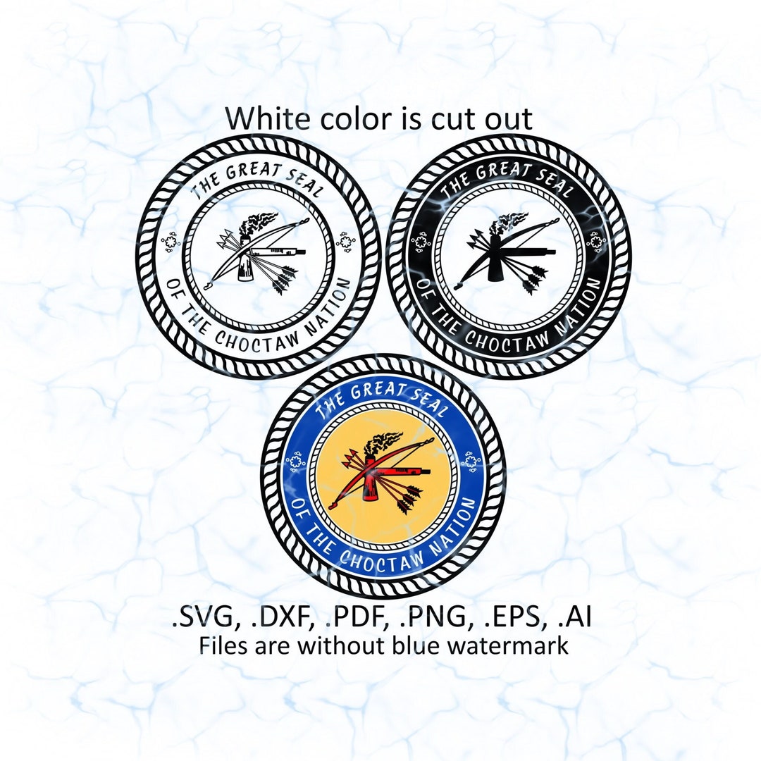 Choctaw Svg Vector Files, Dxf, Pdf, Ai, Eps, Png, Choctaw Nation Seal ...