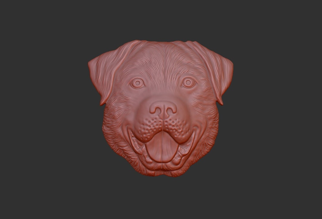 Rottweiler 3d Stl Model Relief Element, CNC Router Engraver, CNC Files ...