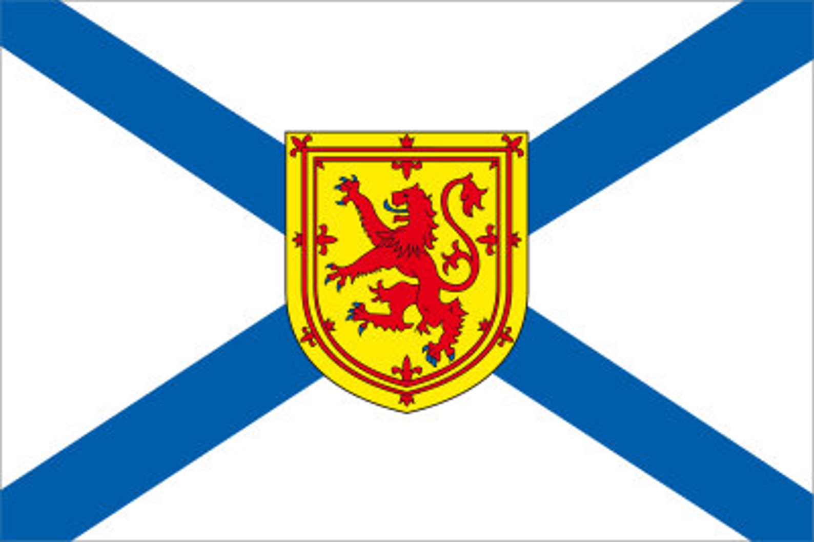 Flag of Nova Scotia vector svg file | Etsy