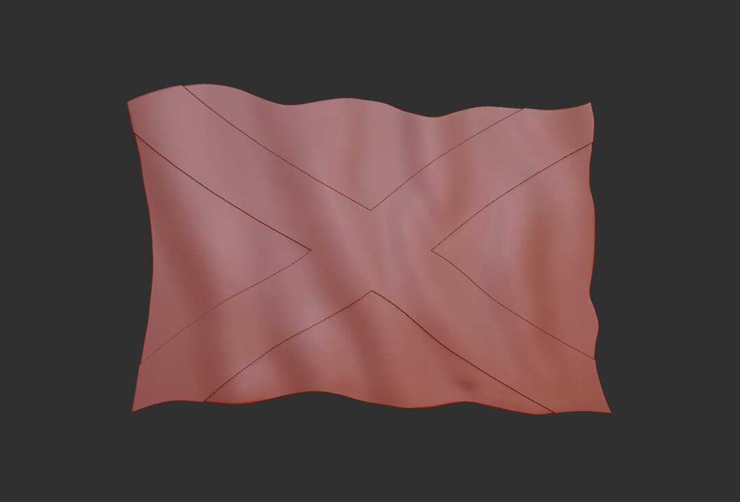 Alabama Flag Stl 3d Model Relief Element, CNC Files - Etsy