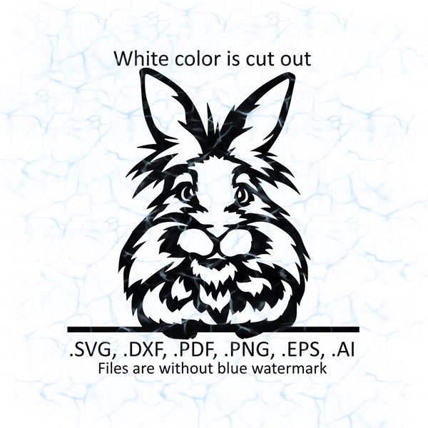 Rabbit Svg - Etsy