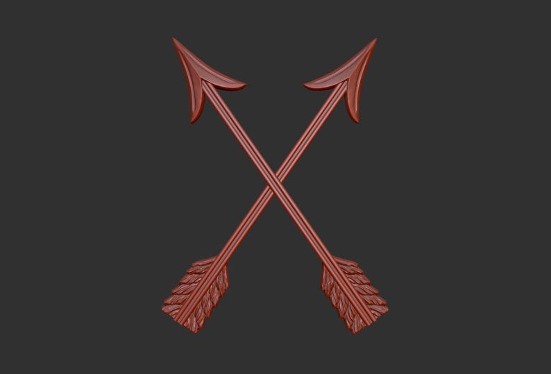 Arrows 3d Stl Model Relief Element, CNC Files - Etsy
