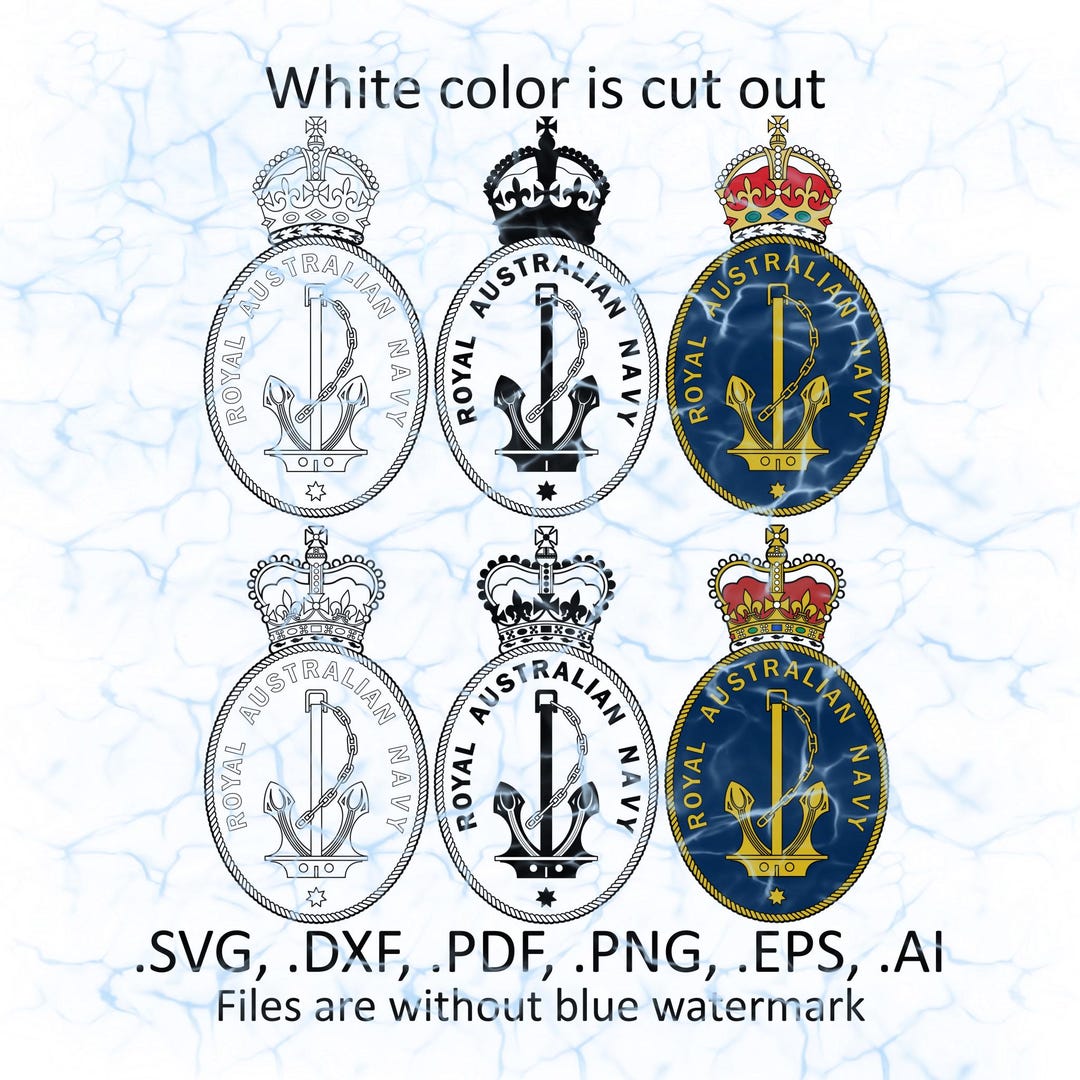 Australian Navy Svg Vector, Dxf, Pdf, Ai, Eps, Png Files - Etsy Australia