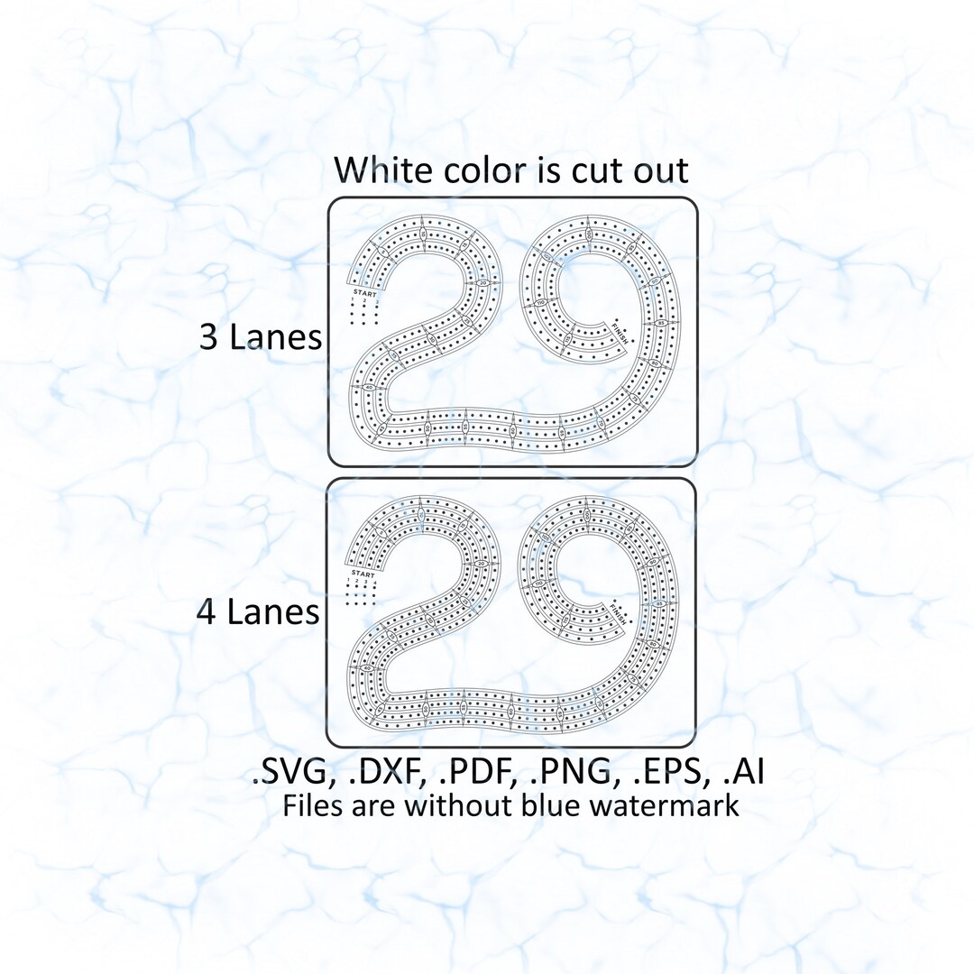 29 Twenty Nine Cribbage Board Game Svg Vector, Pdf, Dxf, Ai, Eps, Png ...