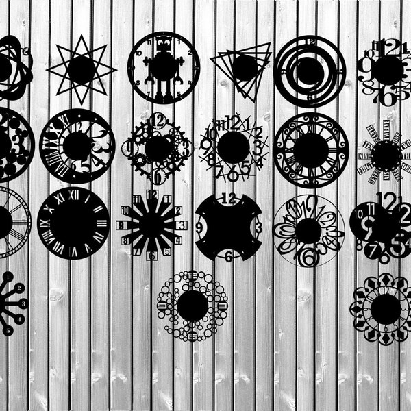 Clock Face Laser Cut - Etsy