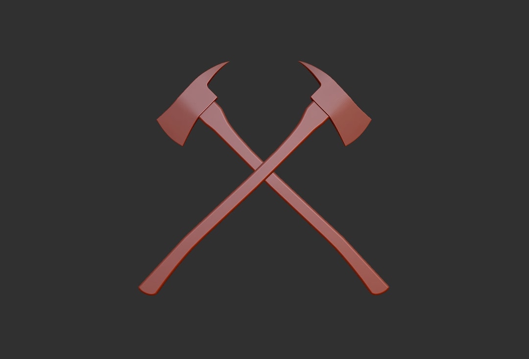 Firefighter Axes 3d Stl Model Relief Element, CNC Router Engraver, CNC ...