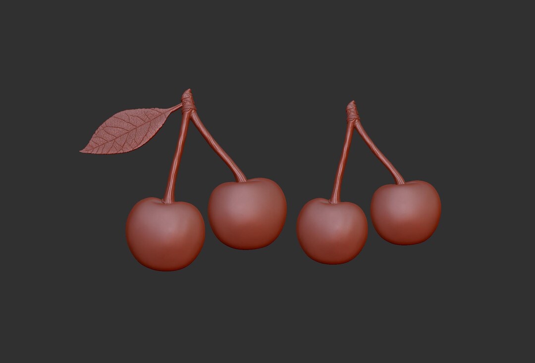Cherry 3d Stl Model Relief Element, CNC Files - Etsy