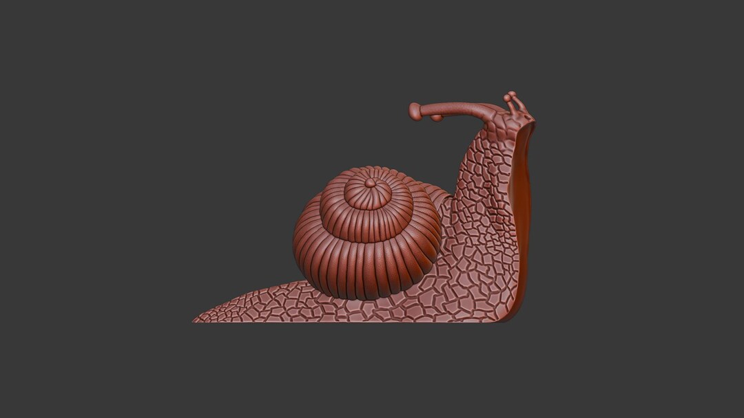 Snail 3d Print .stl Model, Sculpture, Statuette - Etsy